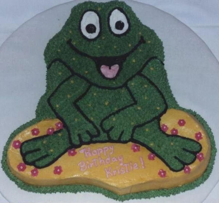 Frog Cake For Kristi - CakeCentral.com