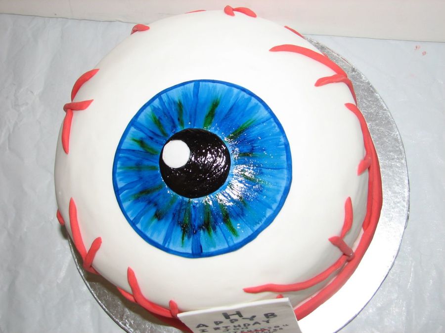 Eyeball Cake - CakeCentral.com