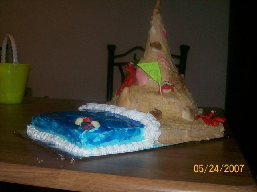 Cute Sandcastle - CakeCentral.com
