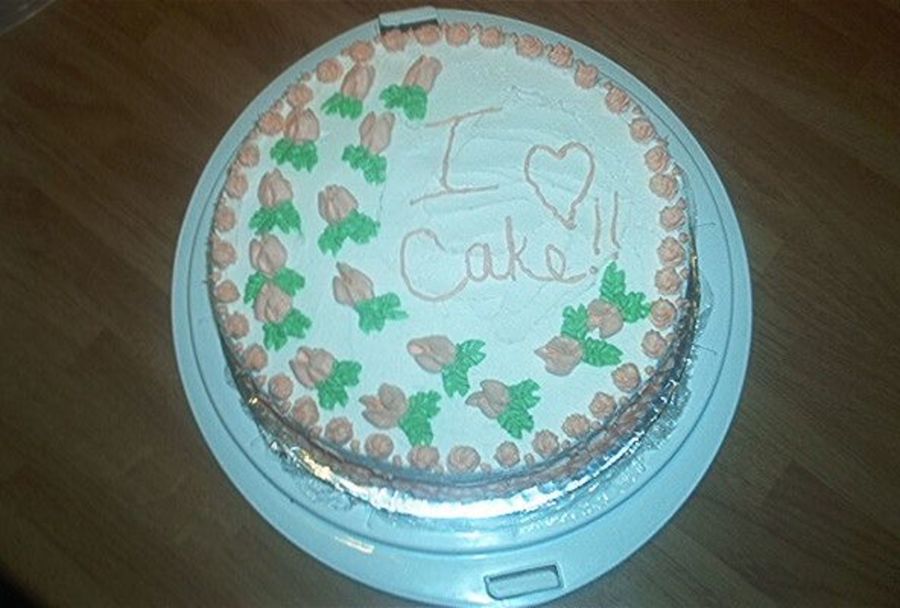 Rosebud Cake For Class - CakeCentral.com