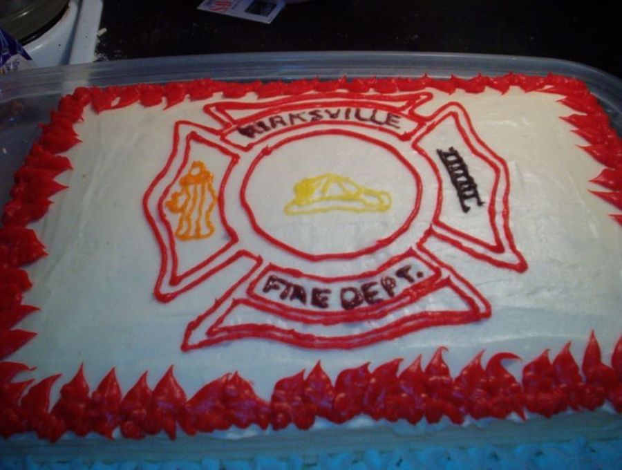 Fire Dept. Cake - CakeCentral.com