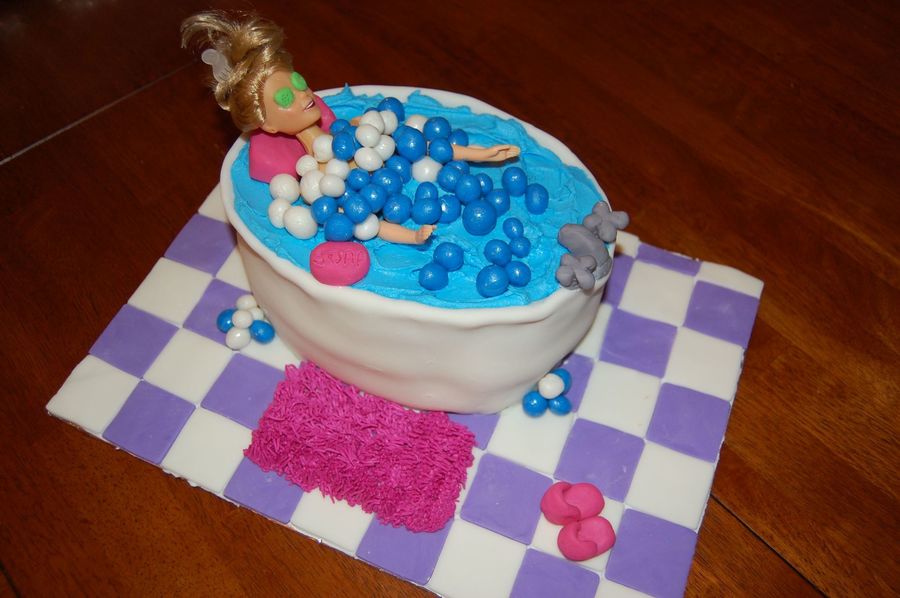 Bathtub Cake 1 - CakeCentral.com