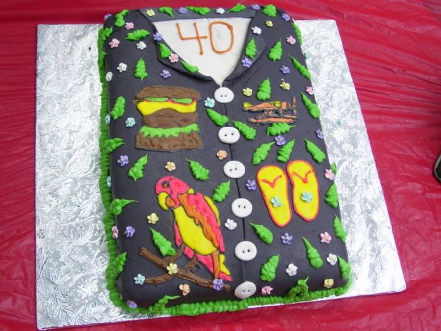 Jimmy Buffet Surprise Birthday Cake - CakeCentral.com