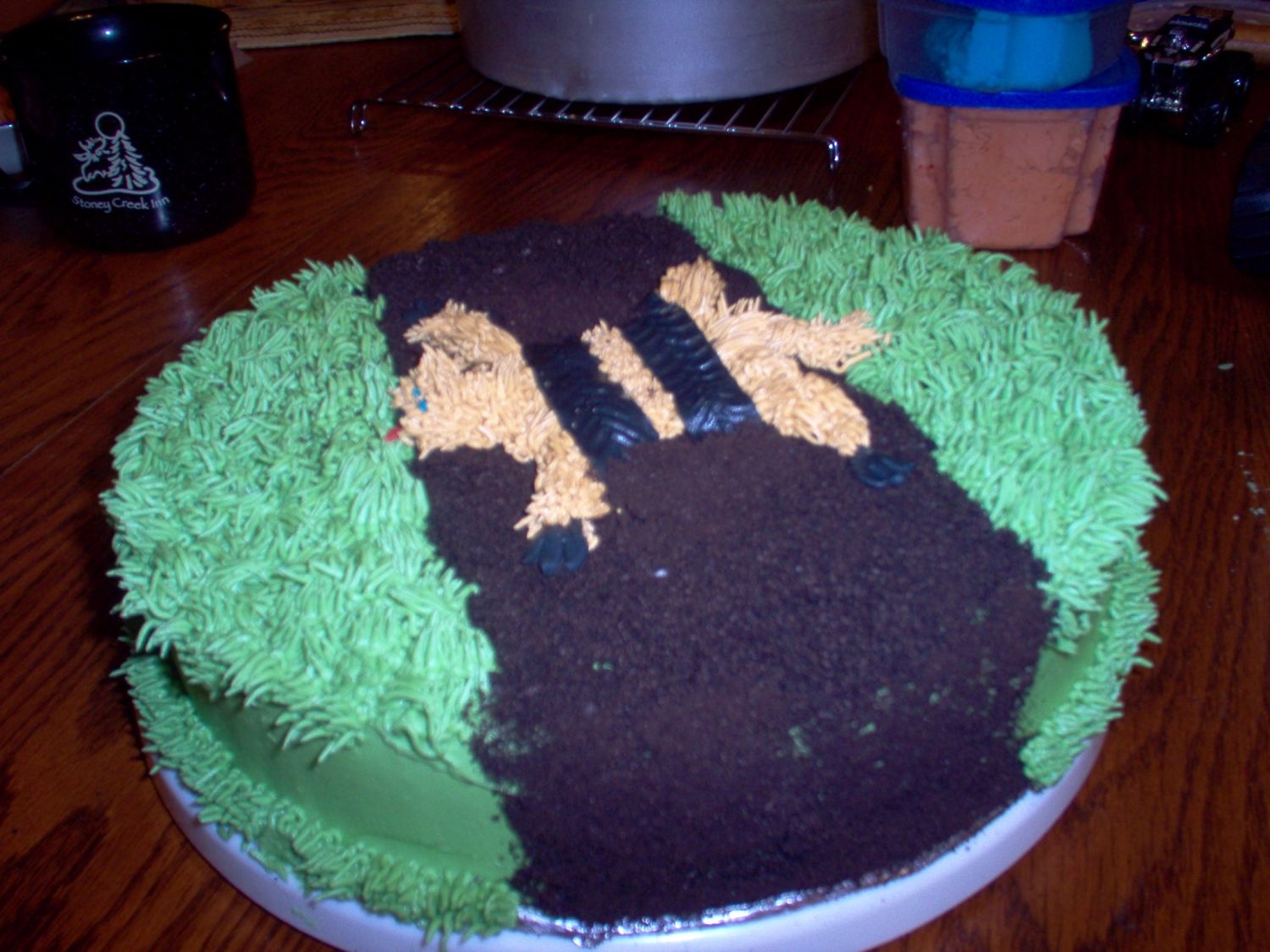 Practice Road Kill Cake - CakeCentral.com