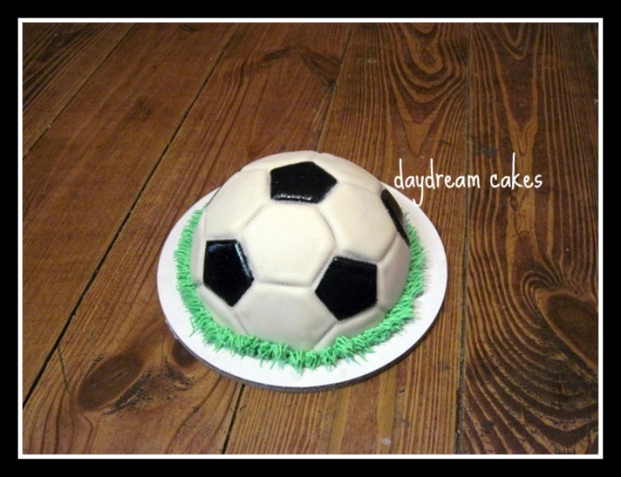 Soccer Ball Smash Cake - CakeCentral.com
