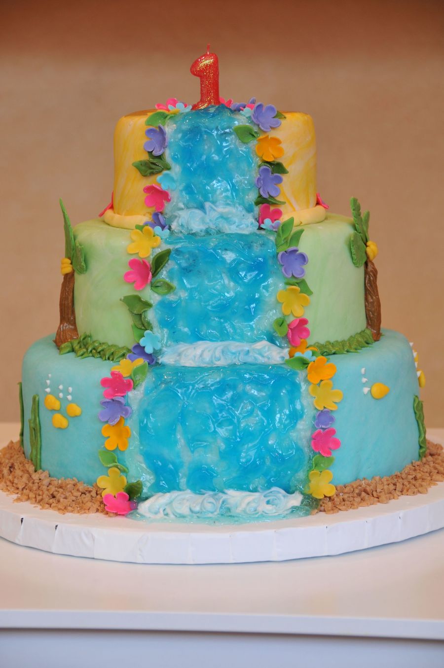 Lana's Luau Cake - CakeCentral.com