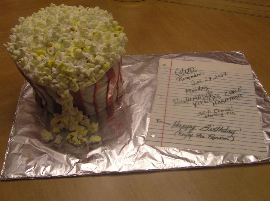 Popcorn And A Television Marathon - CakeCentral.com