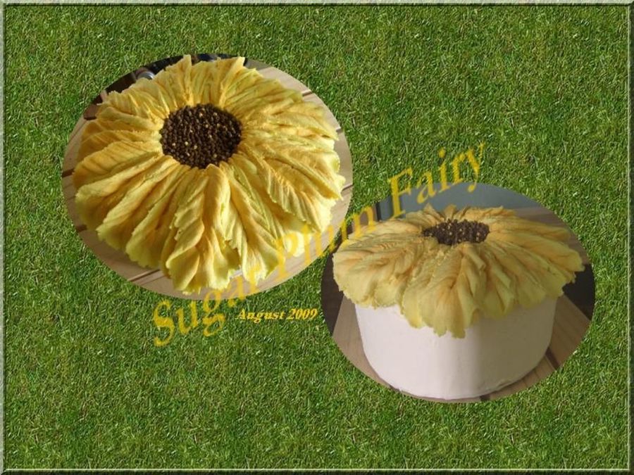 Sunflower Cake - CakeCentral.com