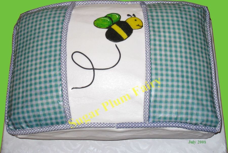 Honey Bee Pillow Cake - CakeCentral.com