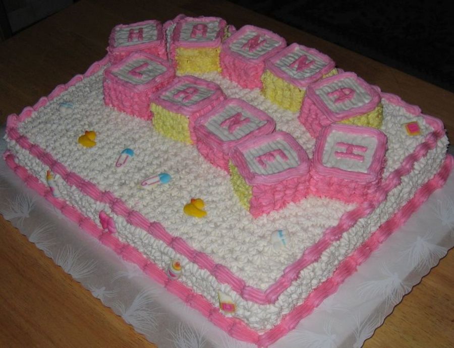 Baby Block Cake - CakeCentral.com