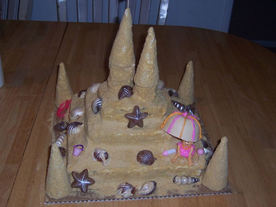 Sandcastle Baby Shower - CakeCentral.com