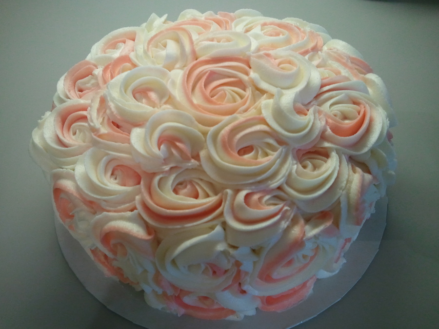 Rosette Cake - CakeCentral.com