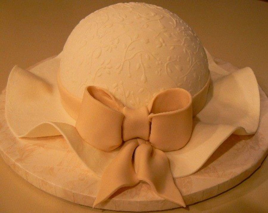 Bonnet Cake (Back View) - CakeCentral.com