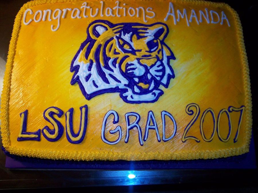 Lsu Graduation - CakeCentral.com