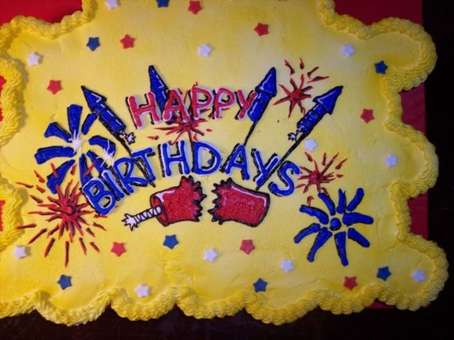 Fireworks Birthday - CakeCentral.com
