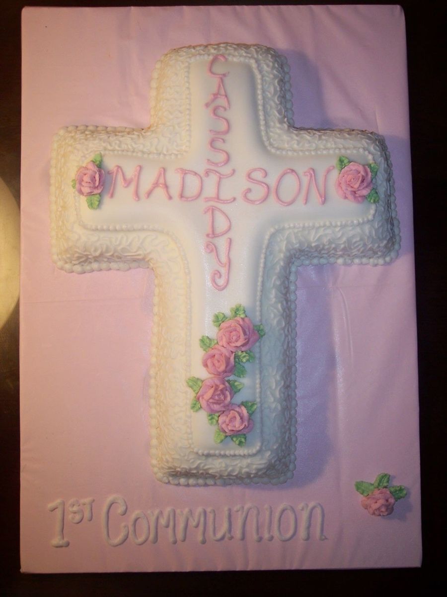 First Communion Cross - CakeCentral.com