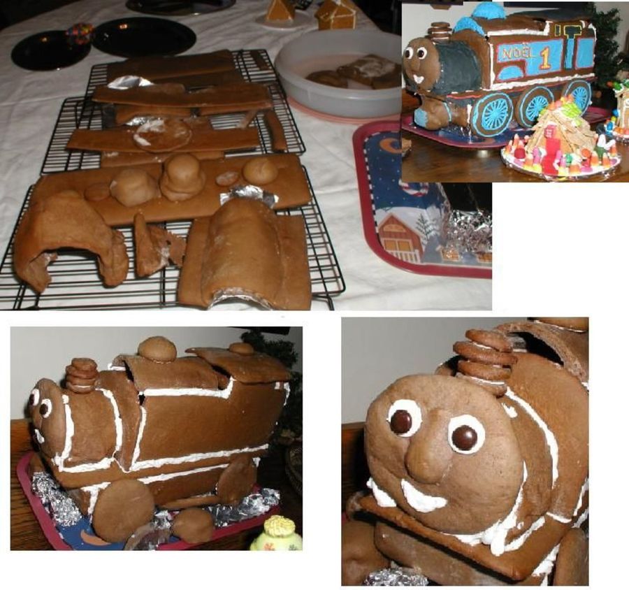 Thomas The Train Gingerbread Before The Ri - CakeCentral.com