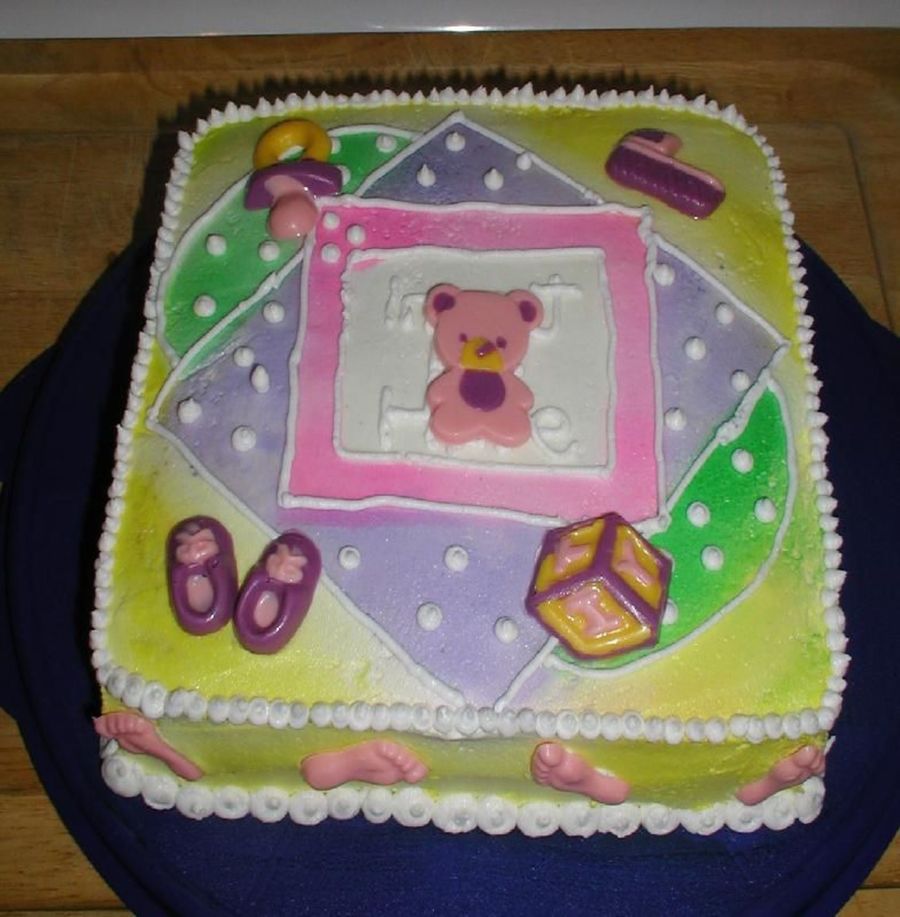 Square Pastel Scrapbooking Picture Page With Chocolate - CakeCentral.com