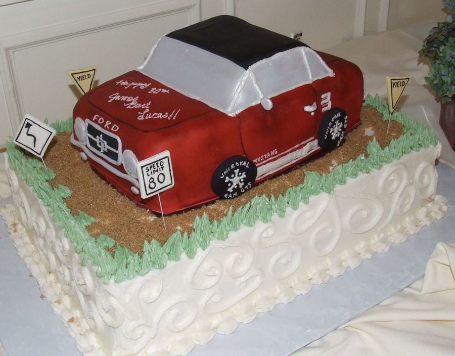Ford Mustang Cake - CakeCentral.com