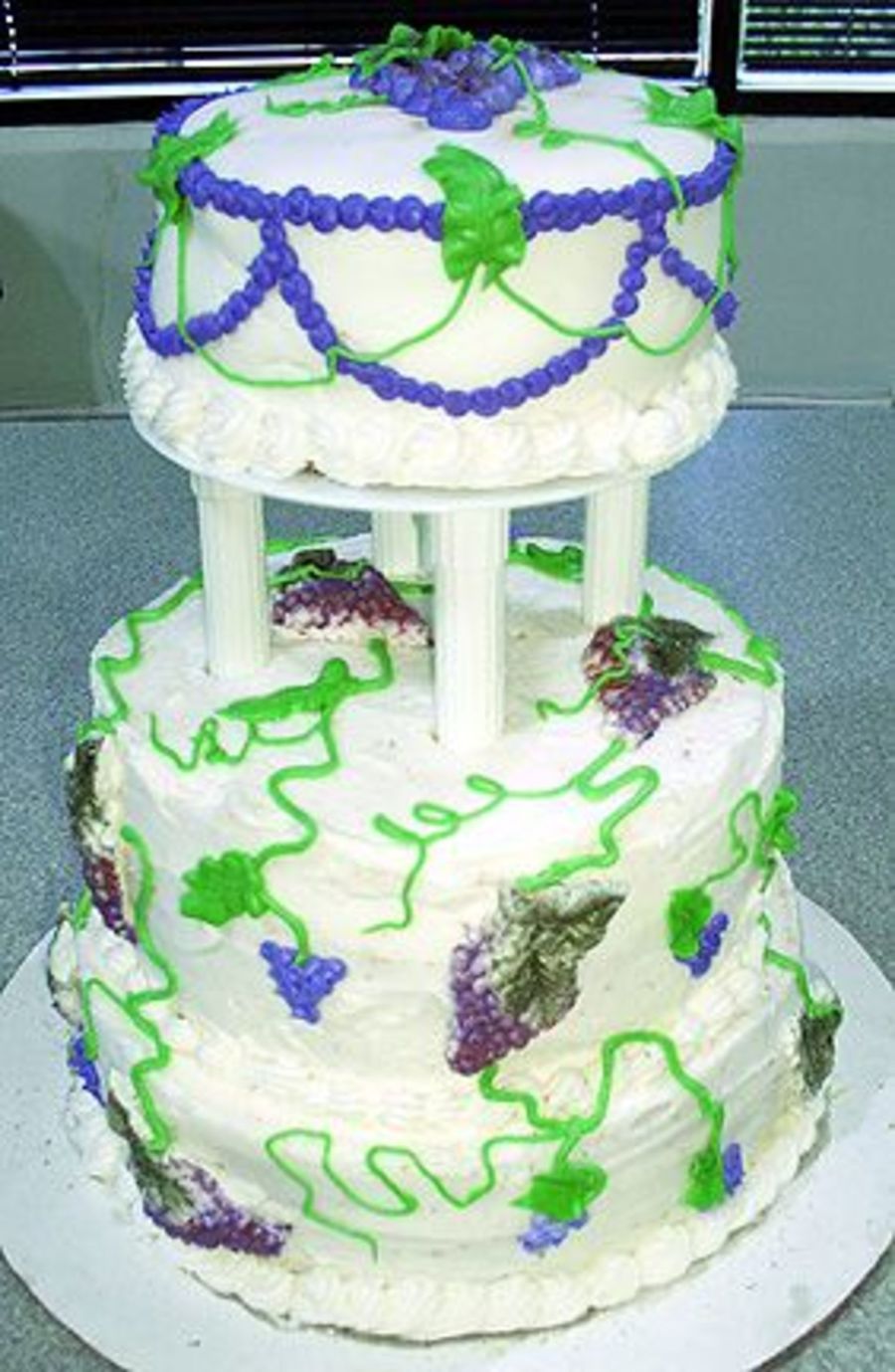 Grape Cake 01 - CakeCentral.com