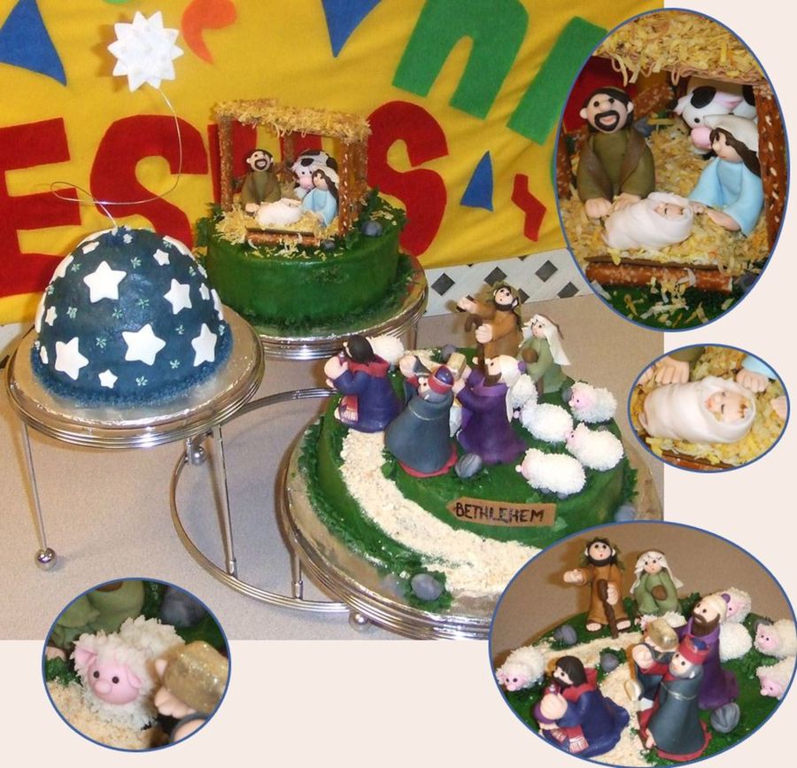Nativity Cake - CakeCentral.com