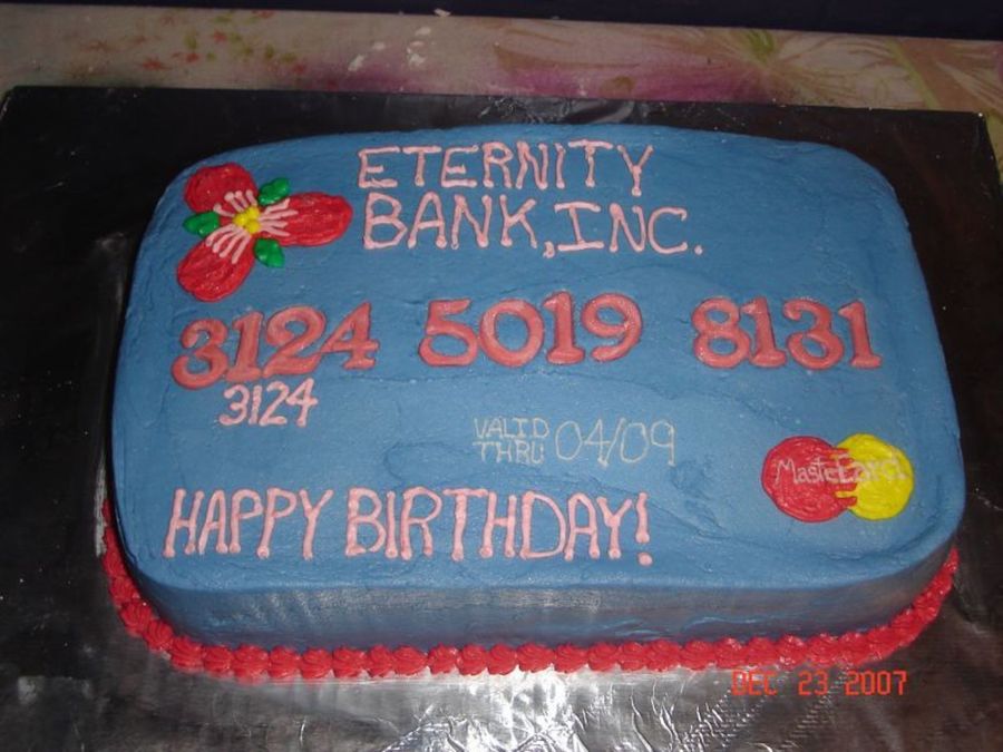 Credit Card - CakeCentral.com