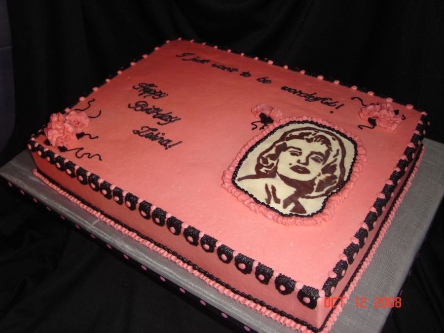Marilyn Monroe - CakeCentral.com