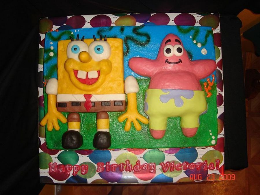 Spongebob And Patrick - CakeCentral.com