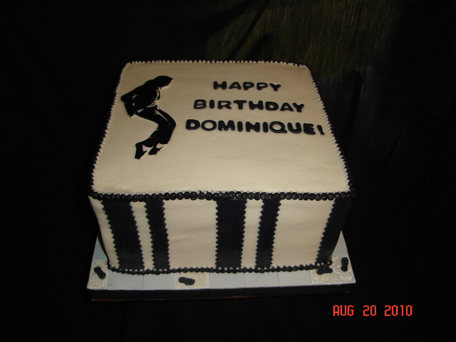 Michael Jackson Themed Cake - CakeCentral.com