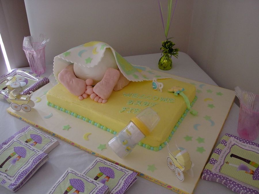 Baby Feet Cake - CakeCentral.com