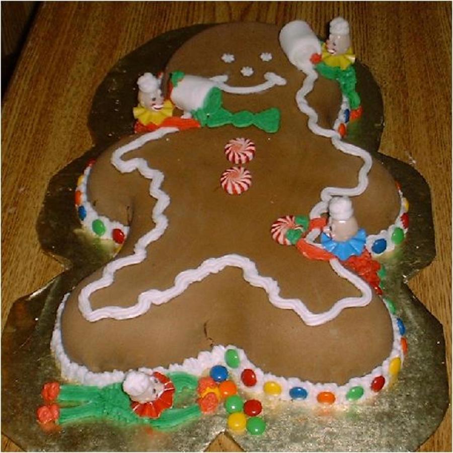 Gingerbread Man Cake - CakeCentral.com