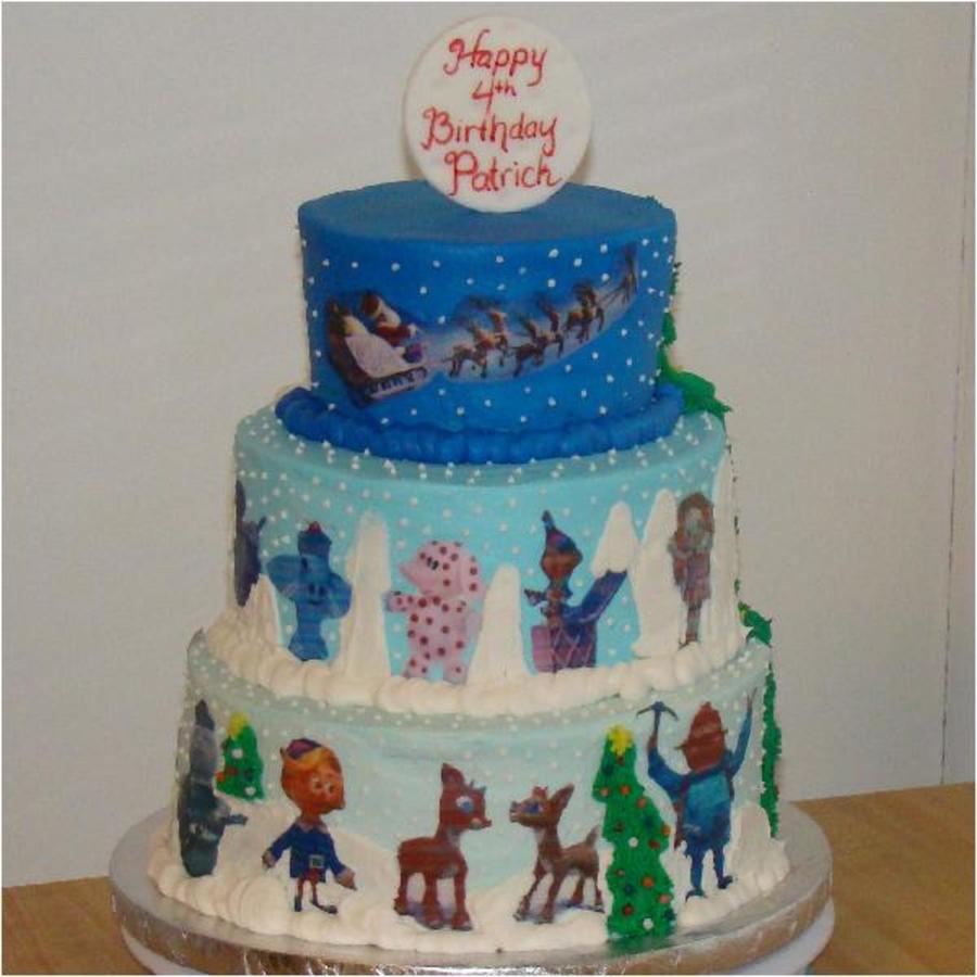 Rudolph The Red Nosed Reindeer Cake - CakeCentral.com