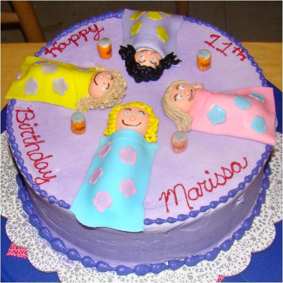 Slumber Party Cake - CakeCentral.com