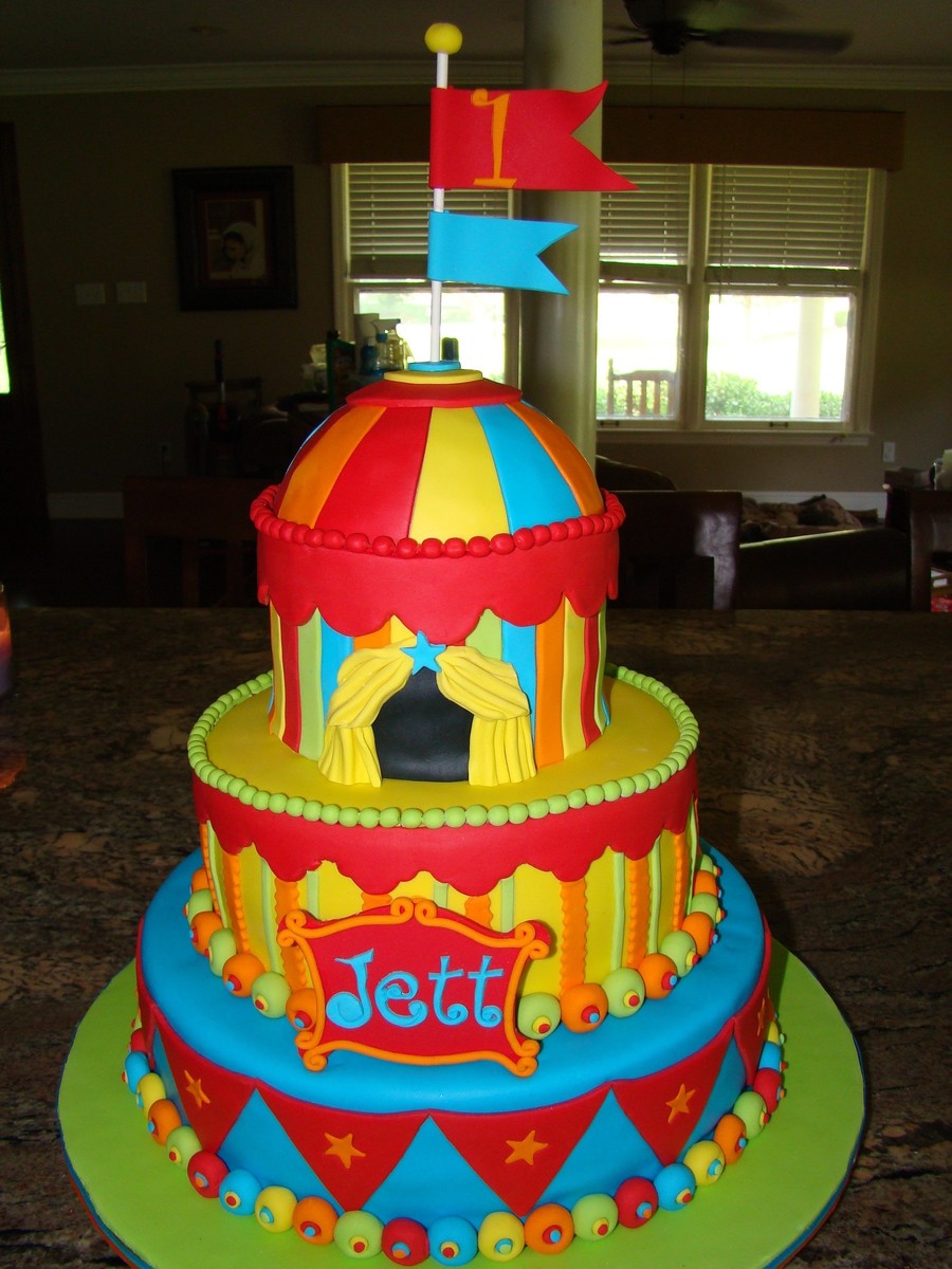 Carnival Cake - CakeCentral.com