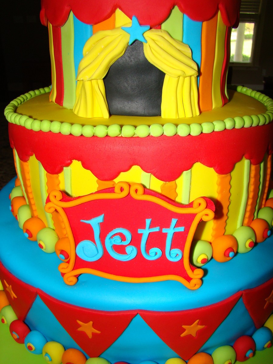 Carnival Cake - CakeCentral.com