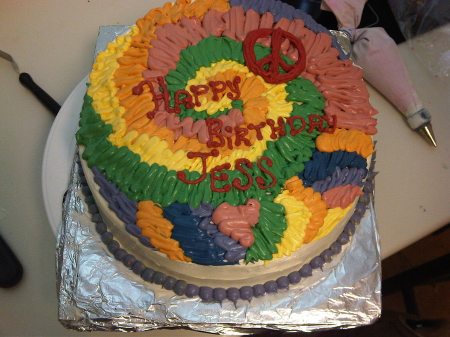 Hippy Birthday Cake - CakeCentral.com