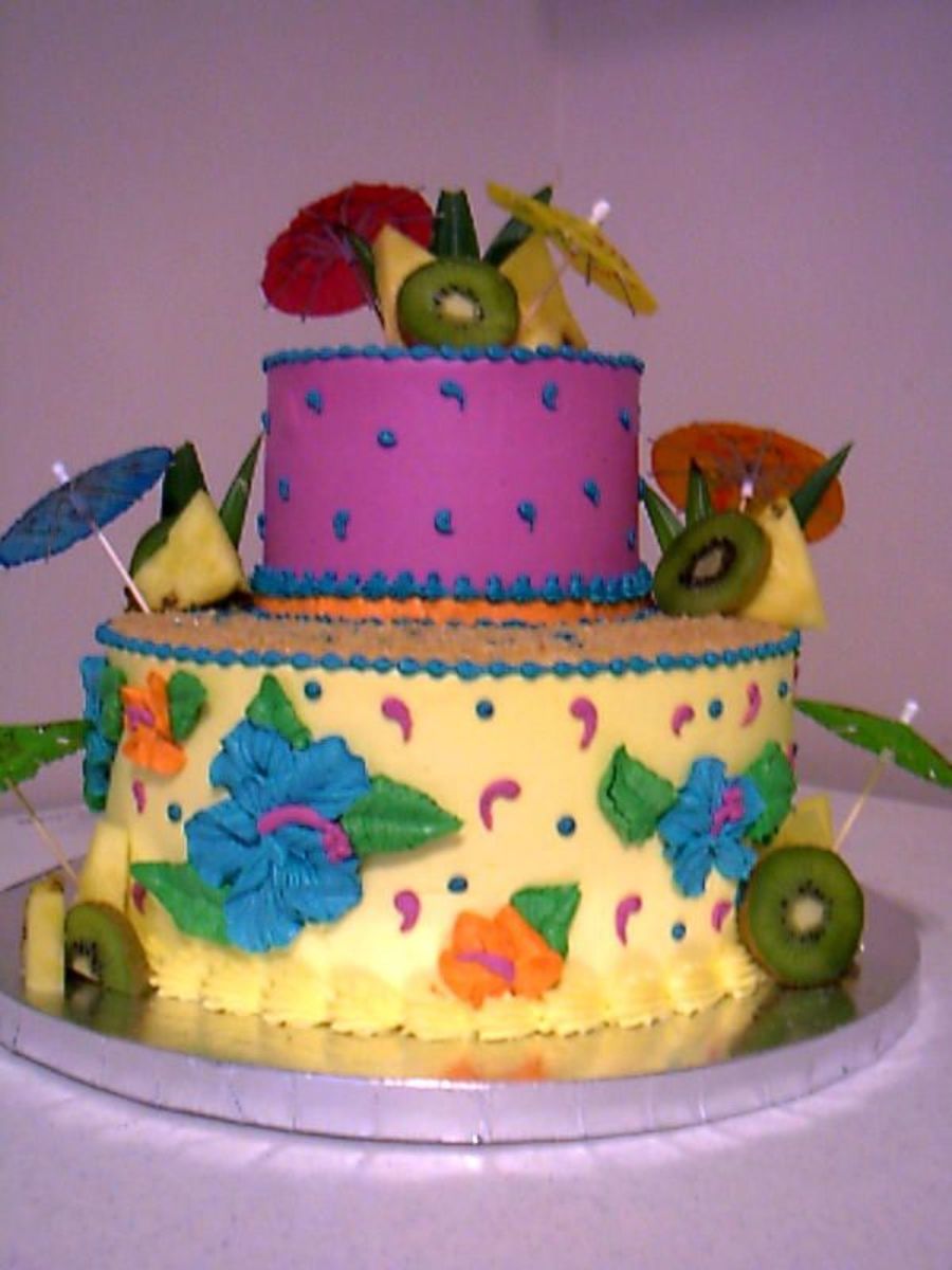 Tropical Cake - CakeCentral.com