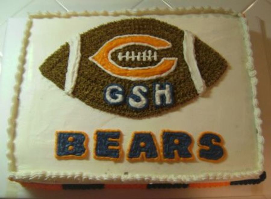Chicago Bears Cake - CakeCentral.com