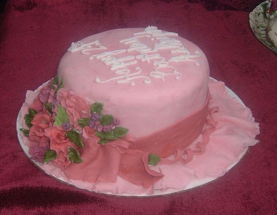 Ladies Hat Cake - CakeCentral.com
