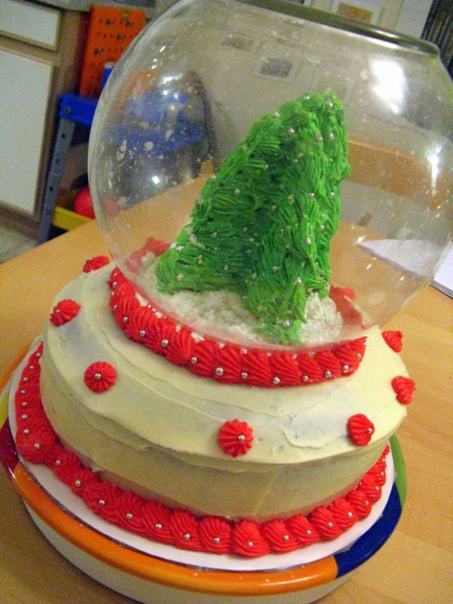Snowglobe Cake - CakeCentral.com