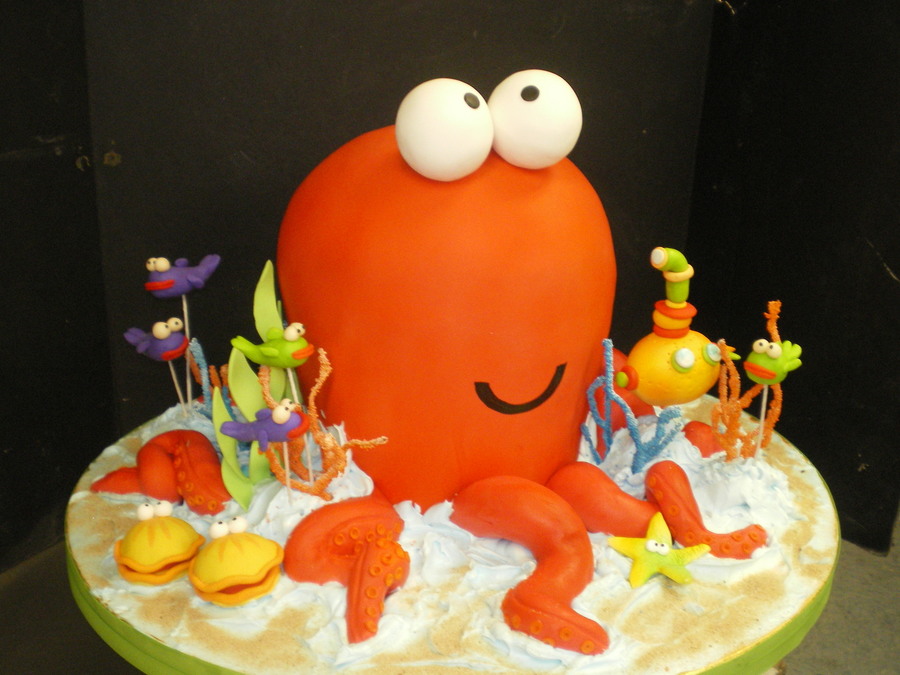 3D Octopus - CakeCentral.com