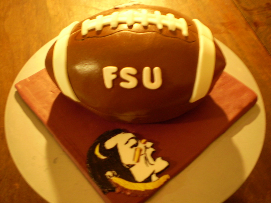 Florida State University Football Cake - CakeCentral.com