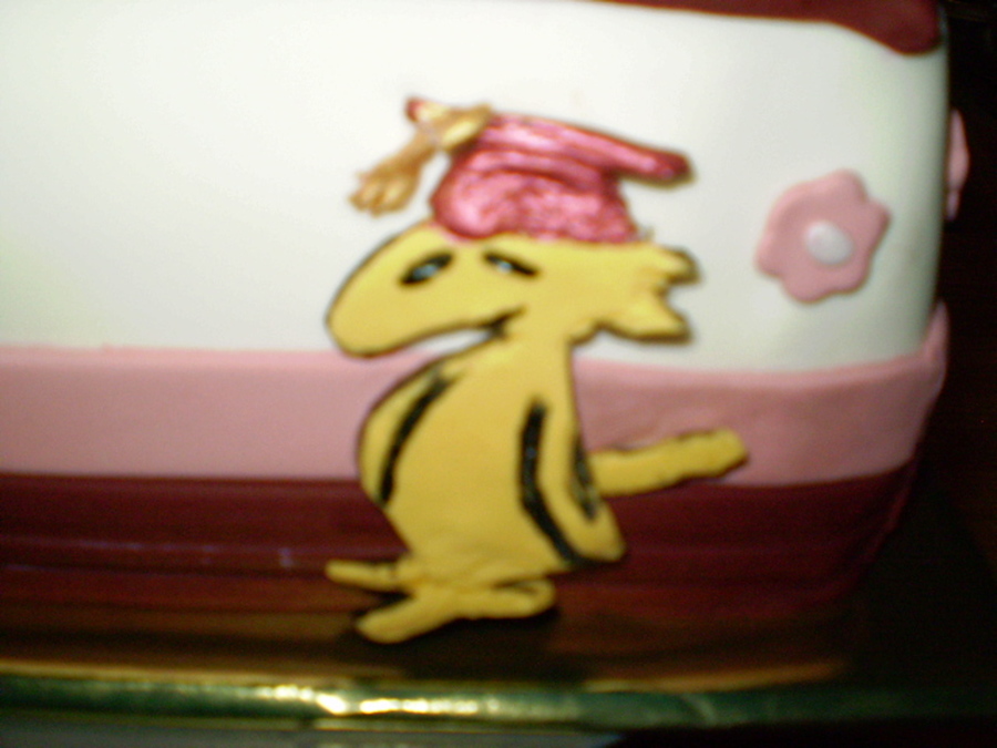 Snoopy Graduation Cake - CakeCentral.com