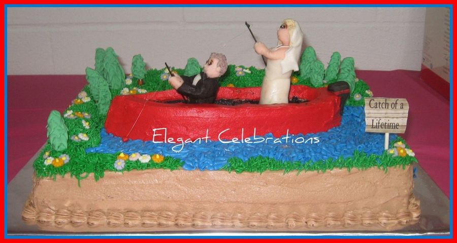 Fishing Groom's Cake - CakeCentral.com