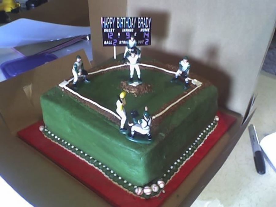 Baseball Cake - CakeCentral.com