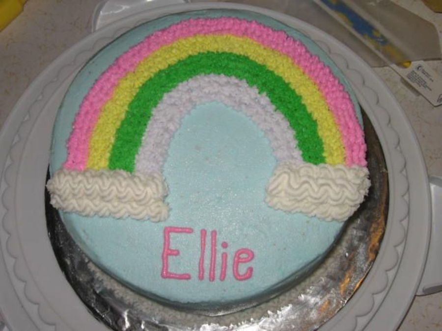 Course 1 Class 2 Rainbow Cake - CakeCentral.com