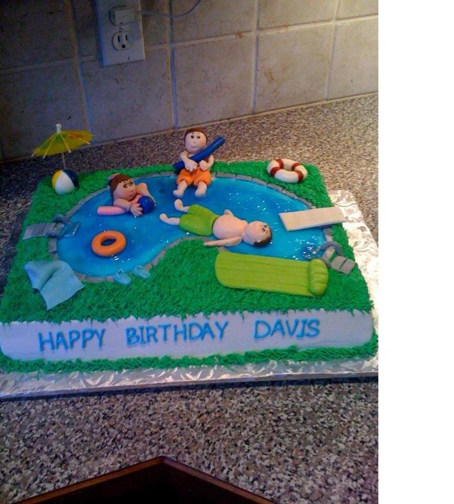 Swimming Pool Cake - CakeCentral.com