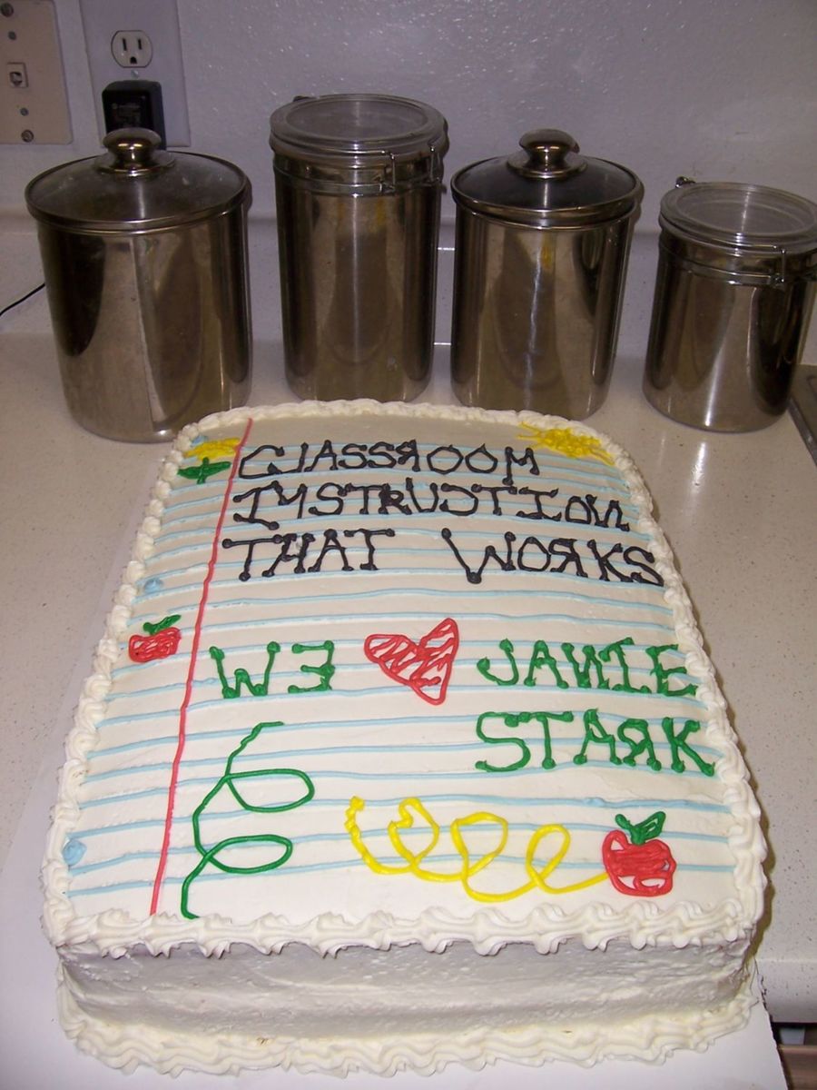 School Cake - CakeCentral.com