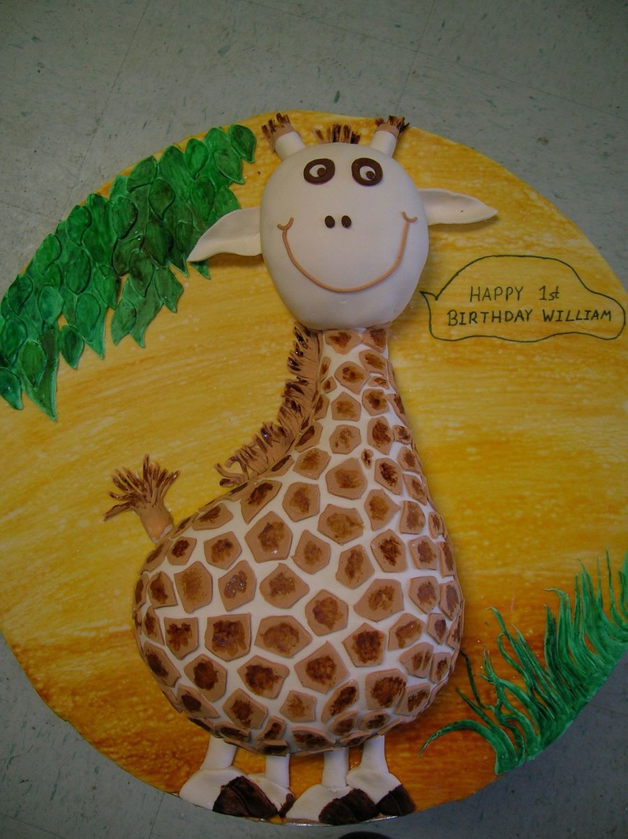 Giraffe Cake - CakeCentral.com