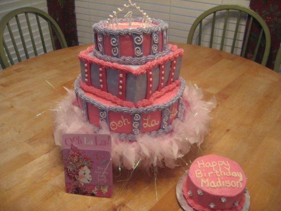 Fancy Nancy Cake - CakeCentral.com